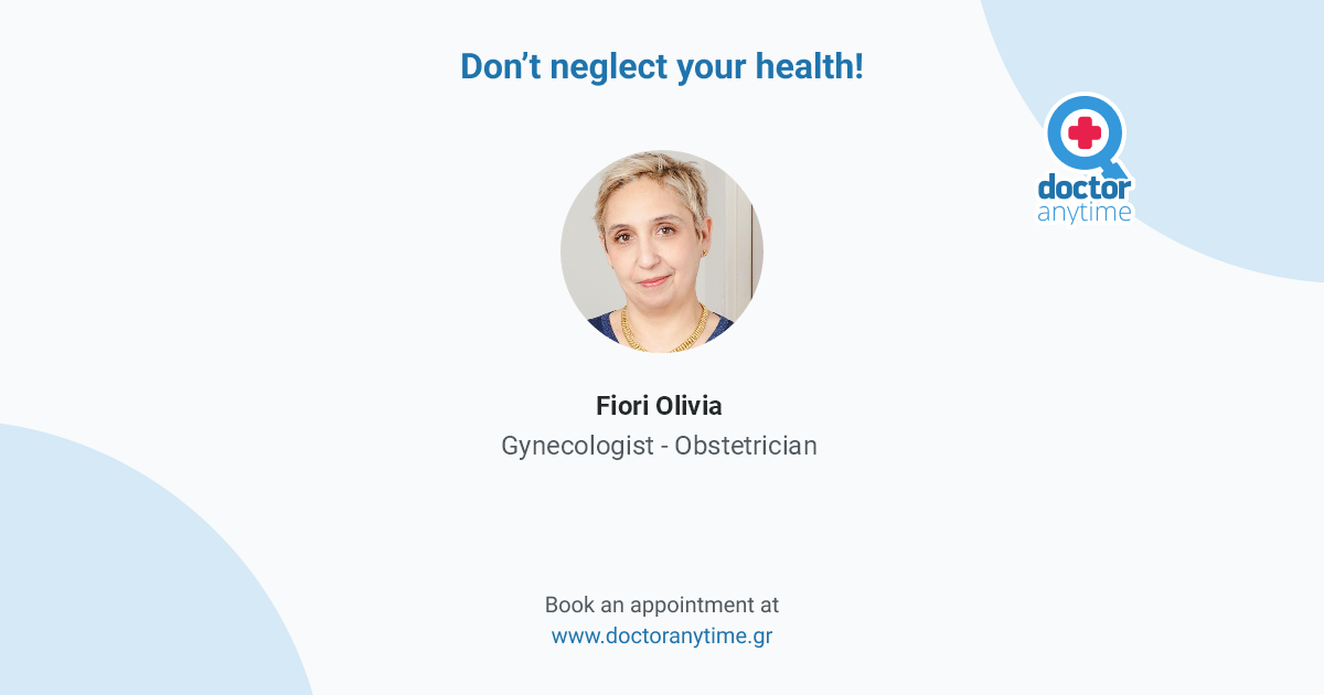 Dr Olivia Fiori Gynecologist - Obstetrician: Book an online appointment