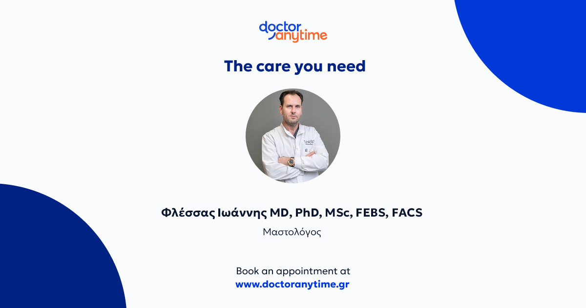 Ioannis Md Phd Msc Febs Facs Flessas Mastologist: Book an online ...