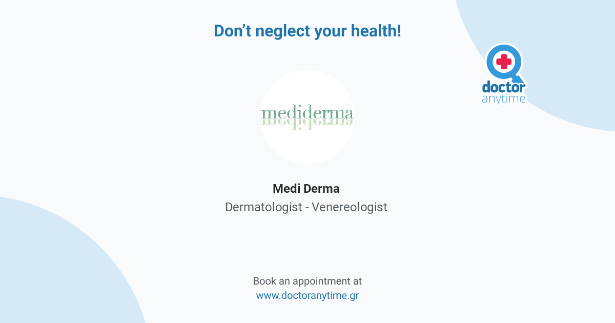 Dr Derma Medi Dermatologist - Venereologist: Book an online appointment